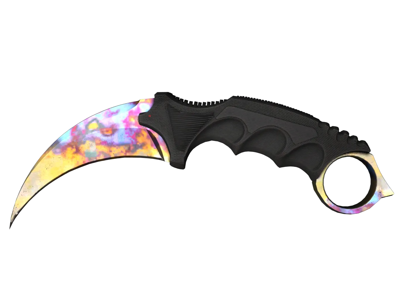 StatTrak™ Karambit | Case Hardened (Well-Worn) | CS2 skin - Pricempire.com