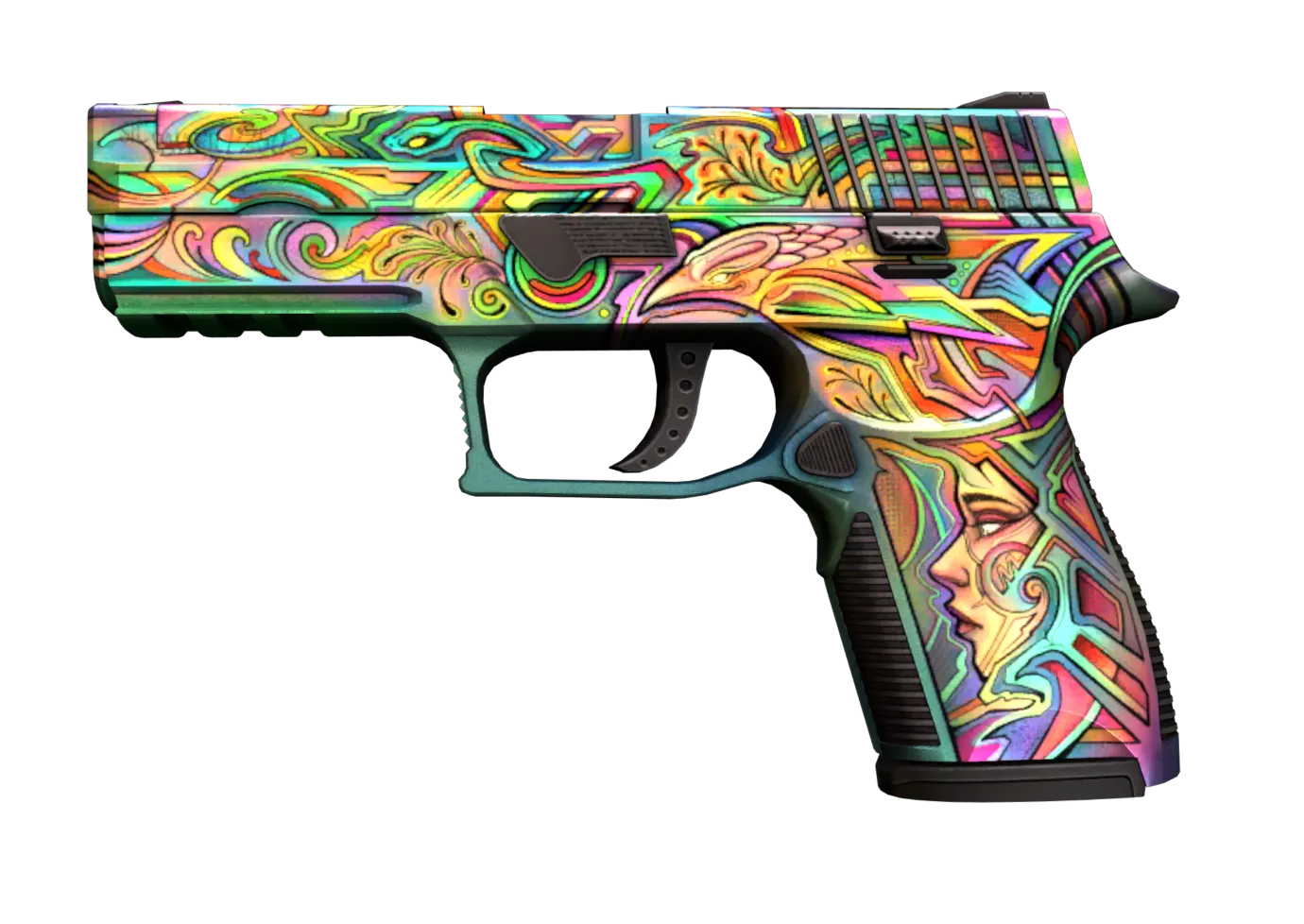 P250 | Visions (Minimal Wear) | CS2 skin - Pricempire.com
